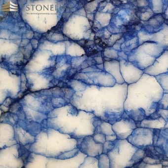 Natural cristallo blue quartzite slab manufacturer & supplier ...