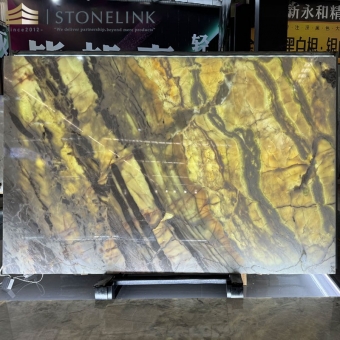 Picasso backlit onyx slab manufacturer & supplier | Stonelinkcina.com